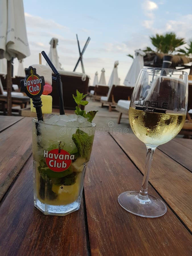 Beach bar night stock image. Image of sunset, night - 116973495