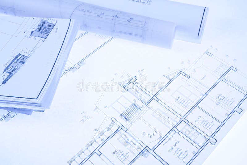 House plan stock photo. Image of sample, home, dimensions - 17089430