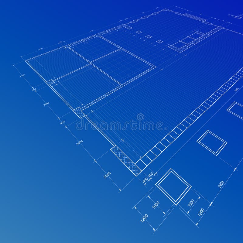 Architectural blueprints stock vector. Illustration of preliminary ... Architectural blueprints stock vector. Illustration of preliminary ...
