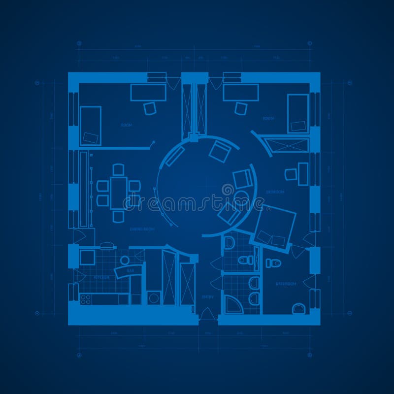 Blueprint abstract stock vector. Illustration of engineering - 21602888