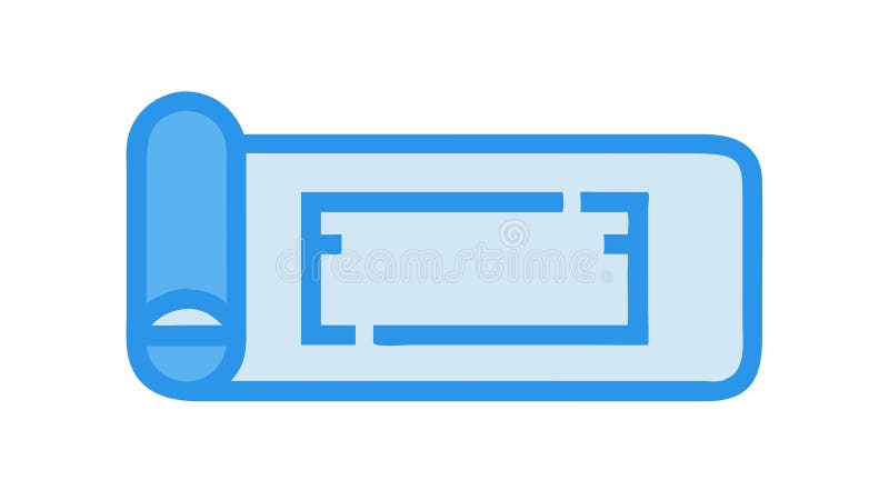 Blueprint Architectural Plan Icon, Building Design Graphic , Vector ...