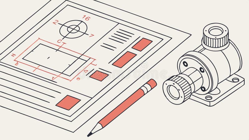 Blueprint with Architectural Tools, Design and Planning Process Vector ...