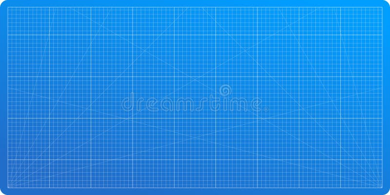 Blueprint Background Vector for Tech and Architecture. Grid Paper ...