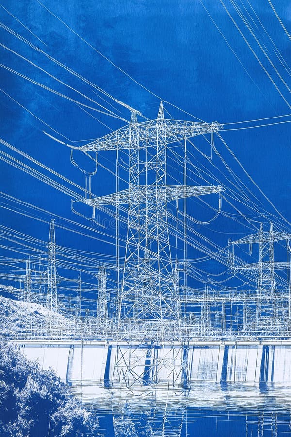 A Blueprint-based Illustration of High-voltage Power Systems Integrated ...