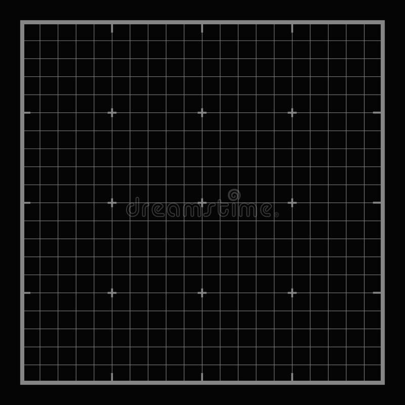 Blueprint Black Graph. Black Grid for Motion Graphic, VFX Tracking ...