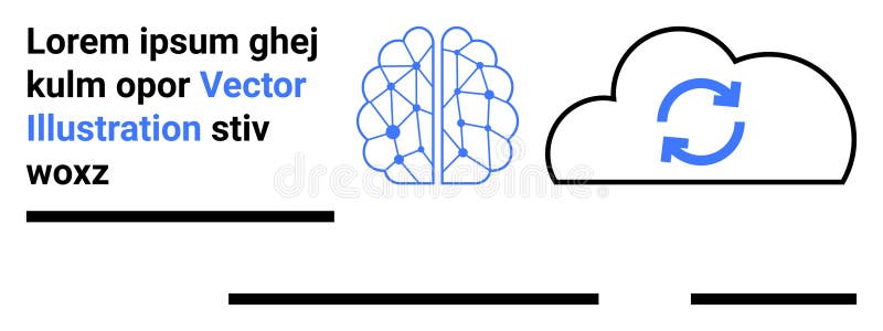 AI and Cloud Synchronization Concept Design for Modern Technology ...