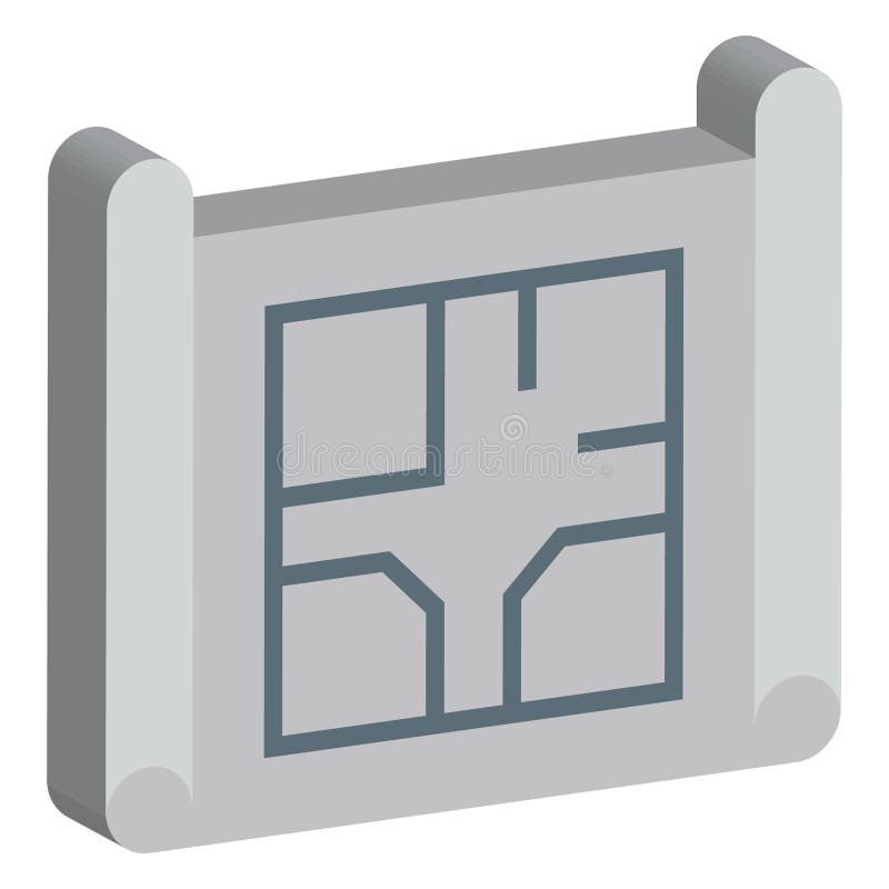 Blueprint RGB color icon stock vector. Illustration of isolated - 186503341