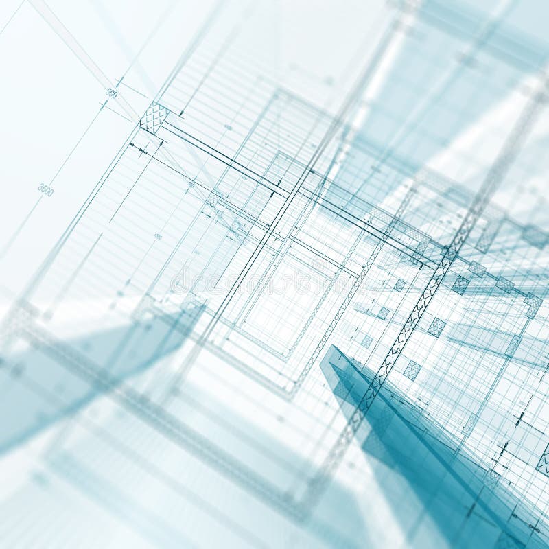 Blueprint concept stock illustration. Illustration of apartment - 29742616