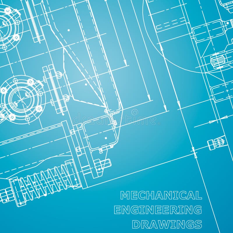 Technical Illustrations, Background Stock Vector - Illustration of ...