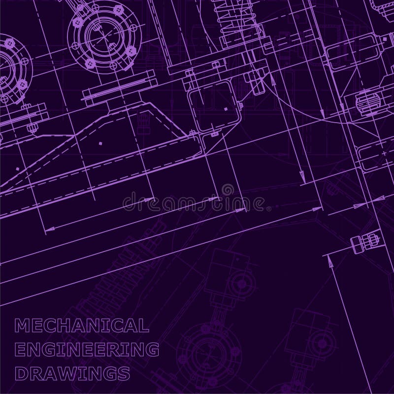 Blueprint. Corporate Identity. Vector Engineering Illustration Stock ...