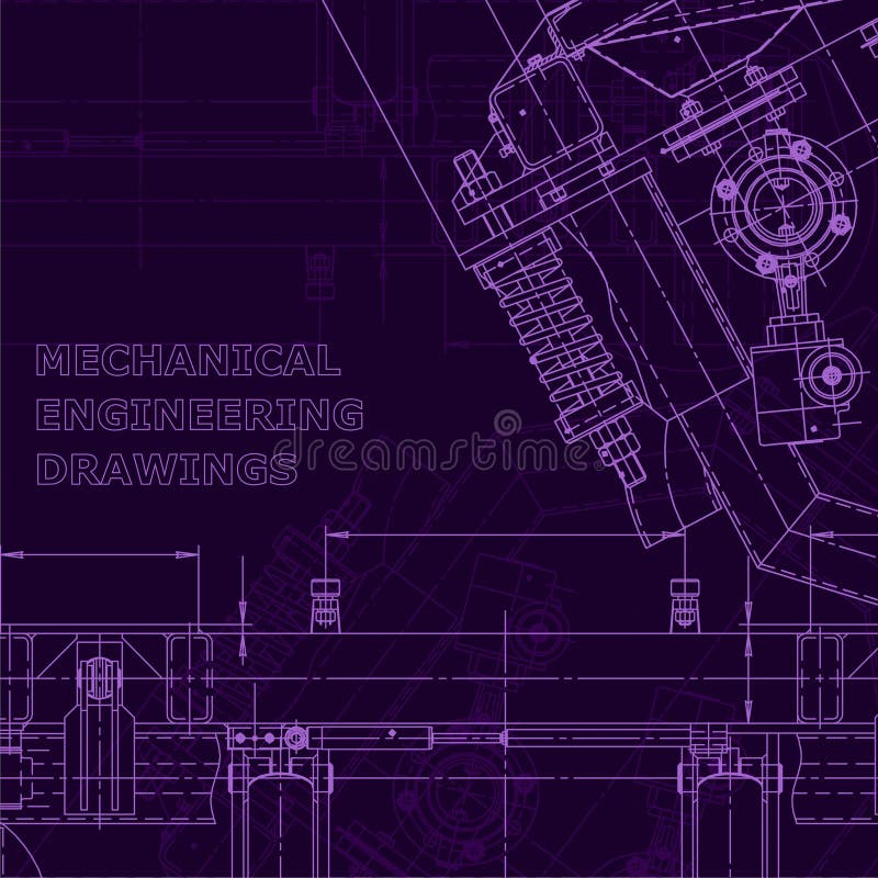 Blueprint. Corporate Identity. Vector Engineering Illustration Stock ...