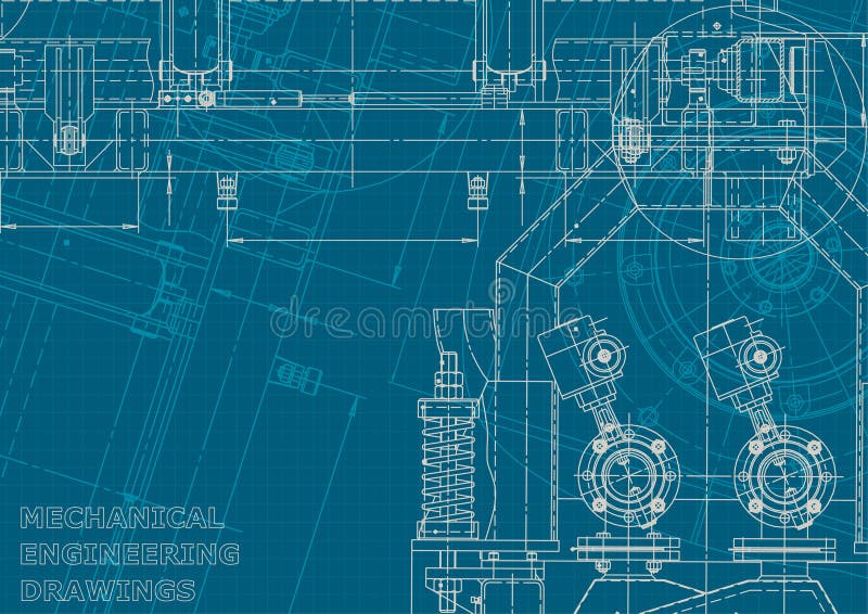 Blueprint. Corporate style stock vector. Illustration of computer ...