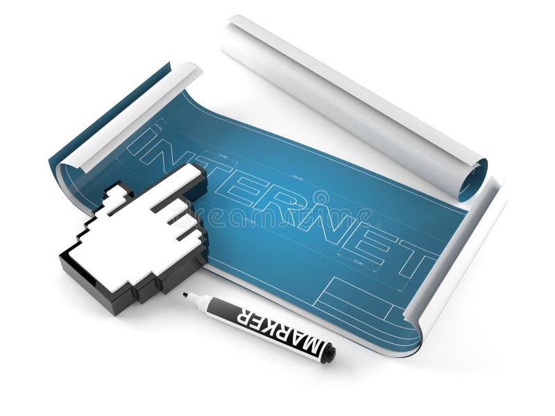 Marker Blueprint Stock Illustrations – 1,073 Marker Blueprint Stock ...