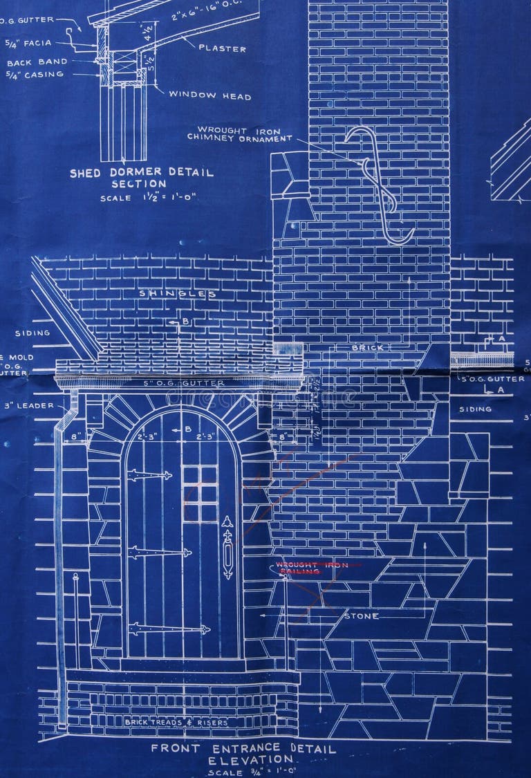 House Chimney Blueprint Stock Photos - Free & Royalty-Free Stock Photos ...