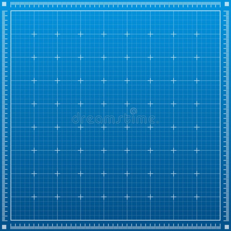 Blueprint Graph Paper Background. Line Grid Pattern. Stock Illustration ...
