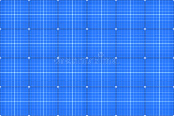 Blueprint Graph Paper. Seamless Pattern. Blue School Background. Grey ...