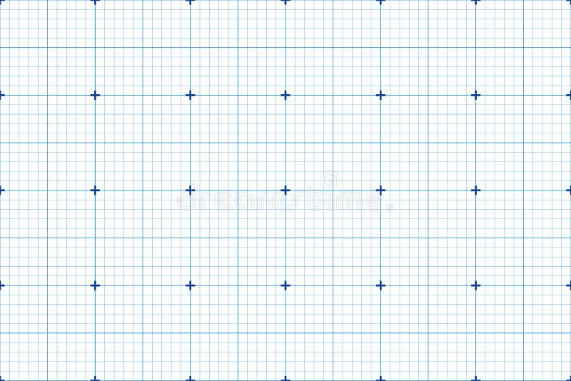 Blueprint Graph Paper. Seamless Pattern. Blue School Background. Grey ...