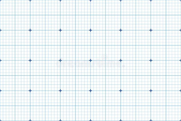 Blueprint Graph Paper. Seamless Pattern. Blue School Background. Grey ...