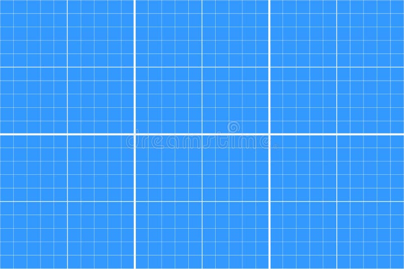Blueprint Grid Background. Checkered Blank Template for Cutting Mat ...