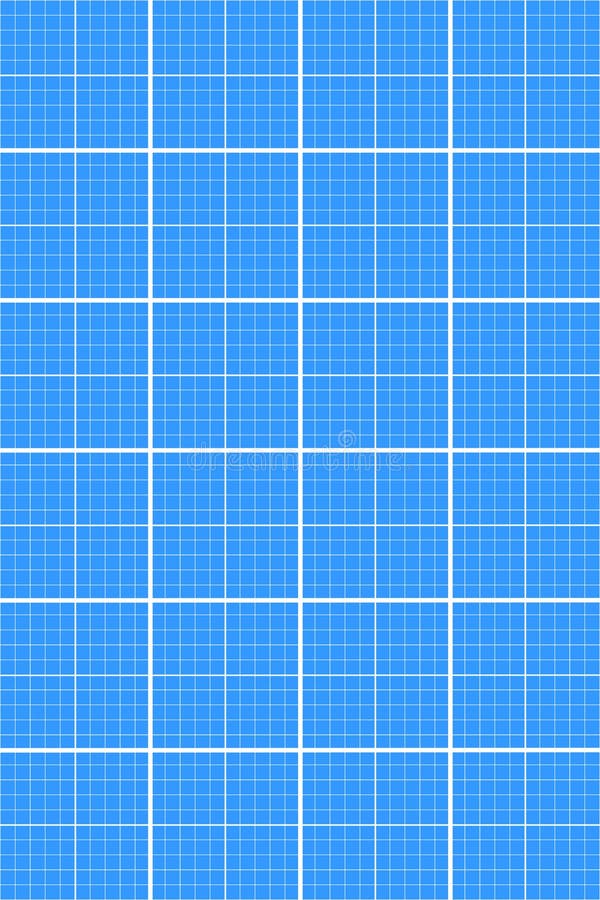 Blueprint Grid Vertical Background. Checkered Template for Notebook ...