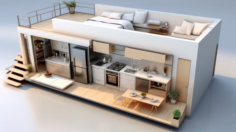 Blueprint house floorplan stock illustration. Illustration of modern ...