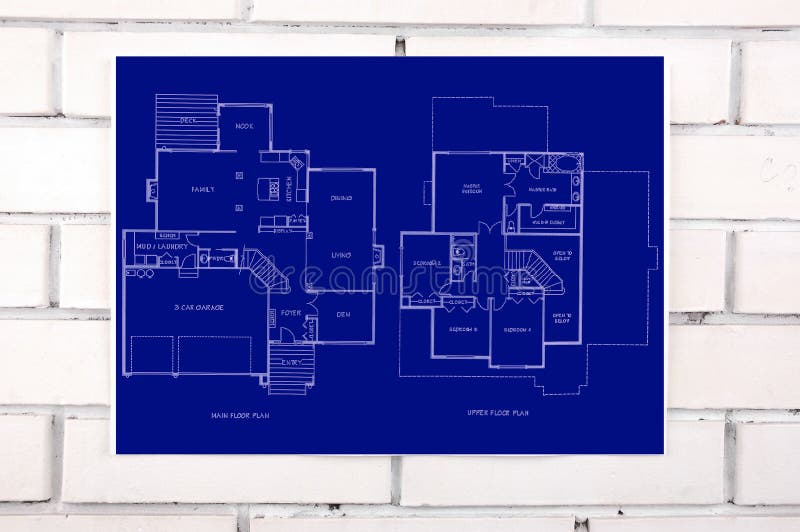 Blueprint stock photo. Image of remodel, architectural - 38536306