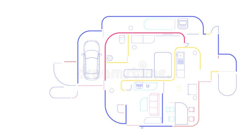 Washing Machine Floor Plan Stock Illustrations – 75 Washing Machine ...
