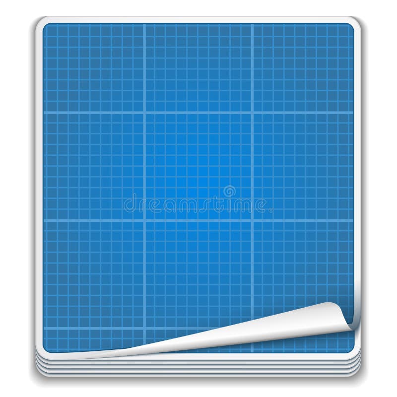 Blueprint Icon stock vector. Illustration of concept - 25445343