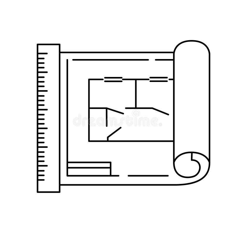 Blueprint Office Building Floorplan Vector Stock Illustrations – 92 ...
