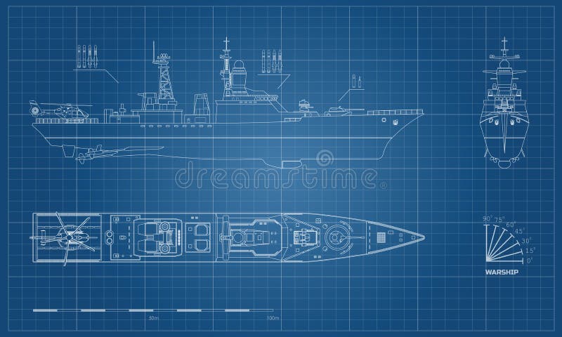 Marine Blueprint Stock Illustrations – 1,149 Marine Blueprint Stock ...