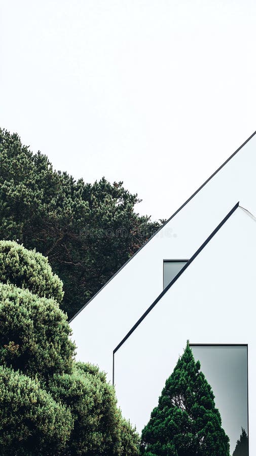 Blueprint of a Minimalist Home with Sharp Angles and Modern Aesthetic ...