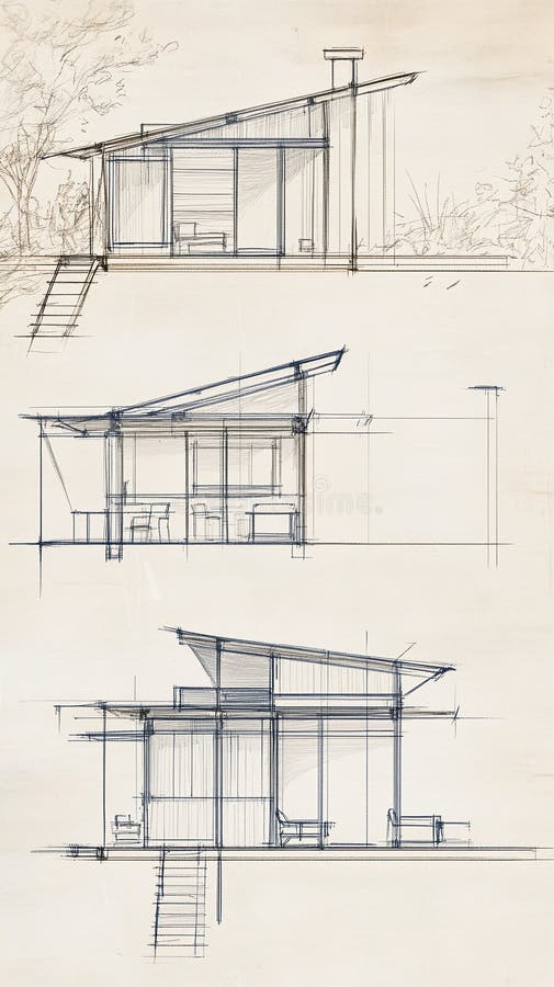 Blueprint of a Modular Home with Customizable Layouts for the Owner ...