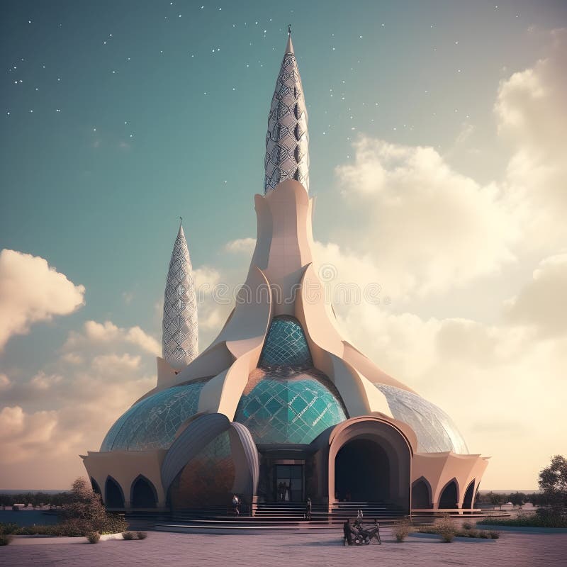 Blueprint for Progress, 3d Visualization of a Modern Building in the ...