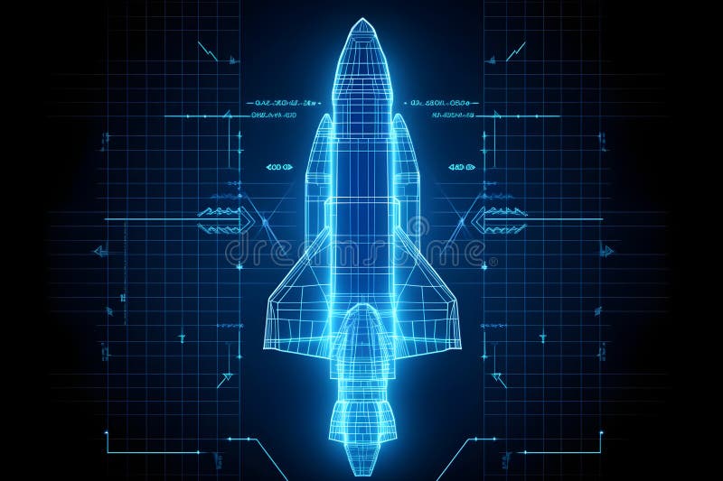 Space Rocket Wire Frame Stock Illustrations – 767 Space Rocket Wire ...