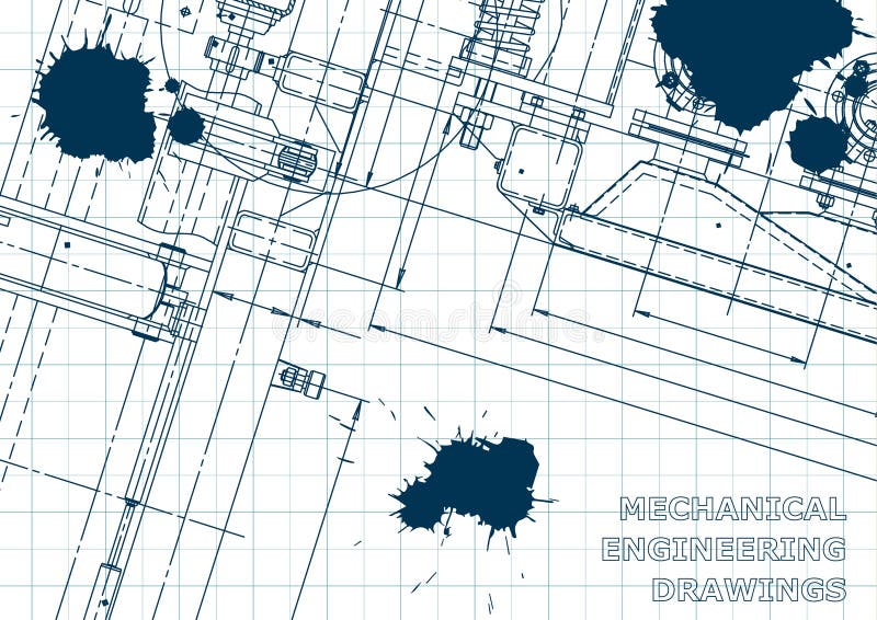 Blueprint, Scheme, Plan, Sketch Stock Vector - Illustration of abstract ...