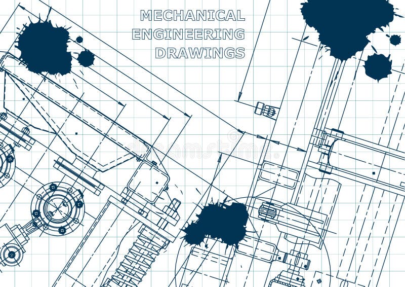 Blueprint, Scheme, Plan, Sketch Stock Vector - Illustration of engineer ...