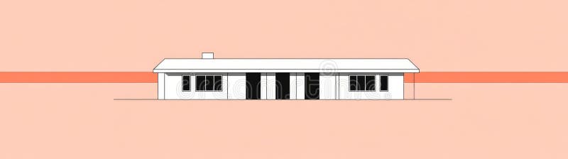 A Blueprint Showcasing a Modern House, Highlighting Architectural ...