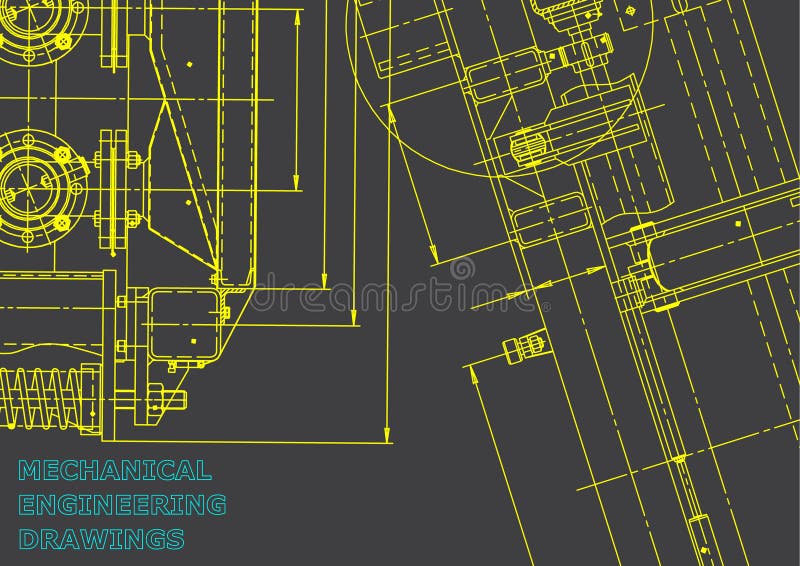 Blueprint, Sketch. Vector Engineering Illustration Stock Vector ... Blueprint, Sketch. Vector Engineering Illustration Stock Vector ...