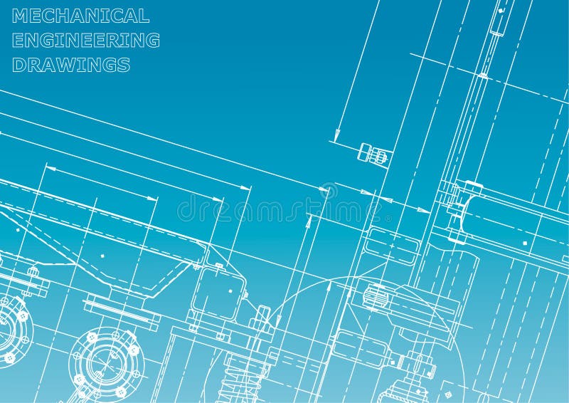 Blueprint, Sketch. Vector Engineering Illustration Stock Vector ...