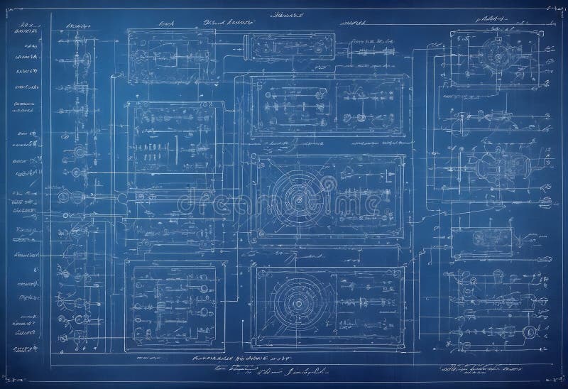 Blueprint Drawing Background Stock Illustrations – 49,391 Blueprint ...
