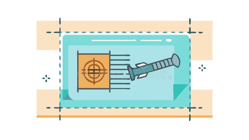 Blueprint with Target and Arrow, Goal Setting, Vector Design Generative ...