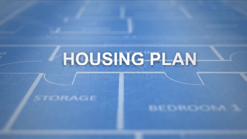 Blueprint Text on Architectural Drawing Series - Building Permit Stock ...