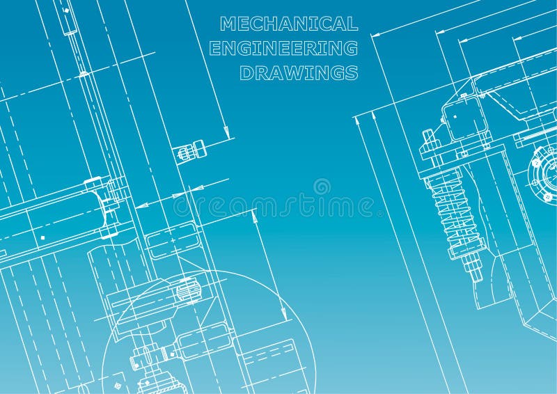Blueprint, Sketch. Vector Engineering Illustration Stock Vector ...