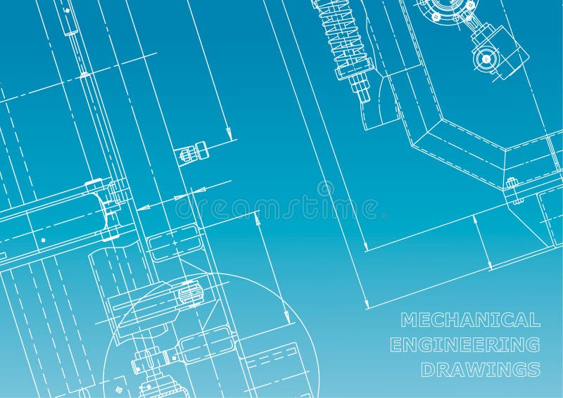 Blueprint, Sketch. Vector Engineering Illustration Stock Vector ...