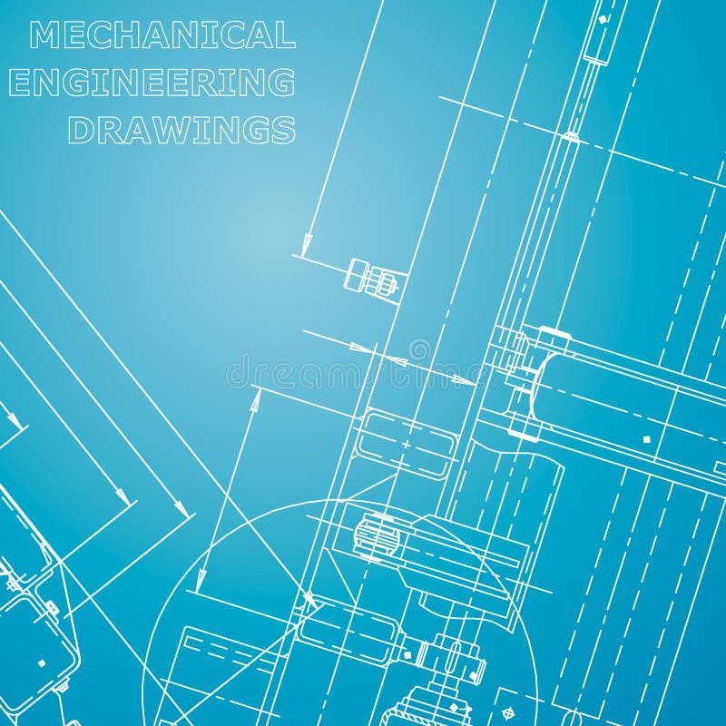 Technical Illustrations, Background Stock Vector - Illustration of ...