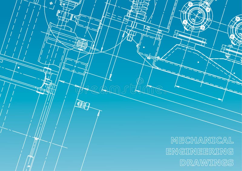Blueprint, Sketch. Vector Engineering Illustration Stock Vector ...