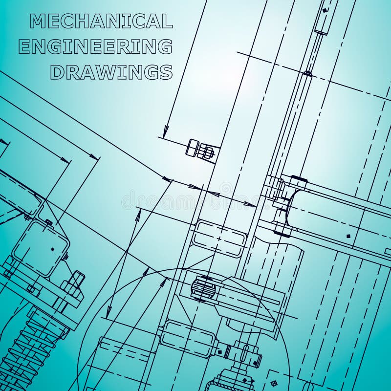 Technical Illustrations, Background Stock Vector - Illustration of ...