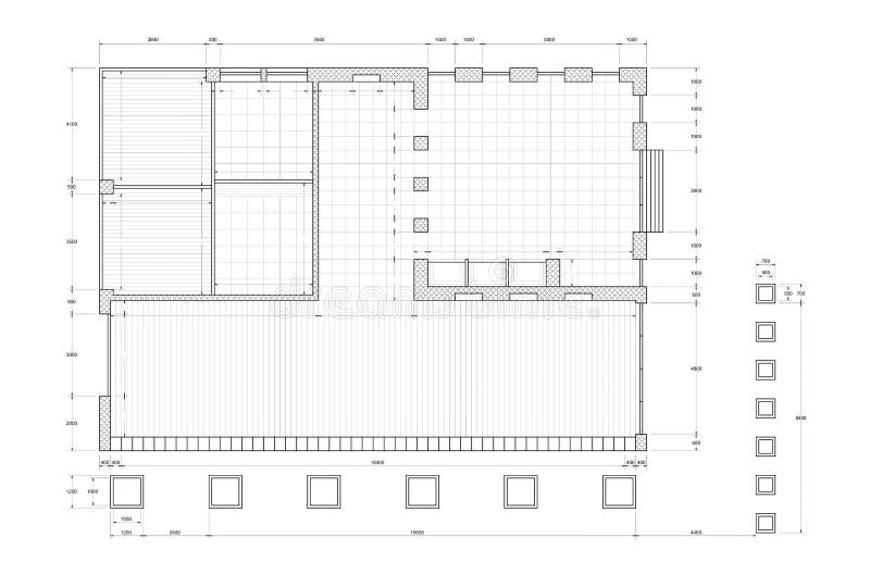 Blueprint white isolated stock illustration. Illustration of ...