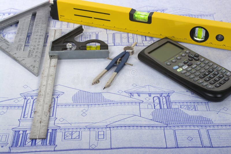 Blueprints stock image. Image of level, blueprint, angle - 4683485