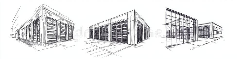 Blueprints of a Current Data Center Demonstrating Server Racks and ...